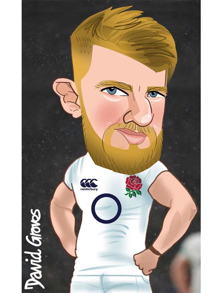 RWC 2019 England Team - GROVES CARICATURES