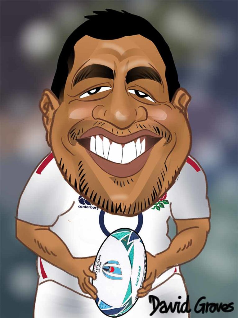 RWC 2019 England Team - GROVES CARICATURES