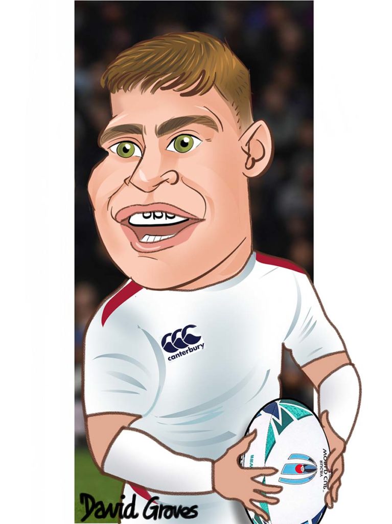 RWC 2019 England Team | GROVES CARICATURES