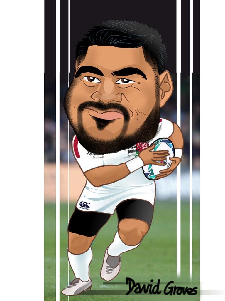 RWC 2019 England Team - GROVES CARICATURES
