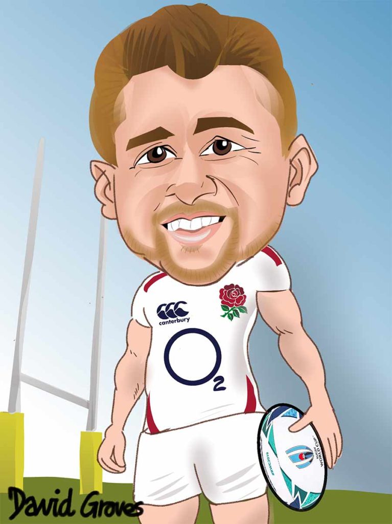 RWC 2019 England Team - GROVES CARICATURES
