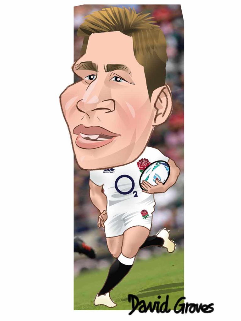 RWC 2019 England Team - GROVES CARICATURES