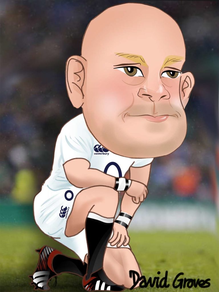 RWC 2019 England Team - GROVES CARICATURES