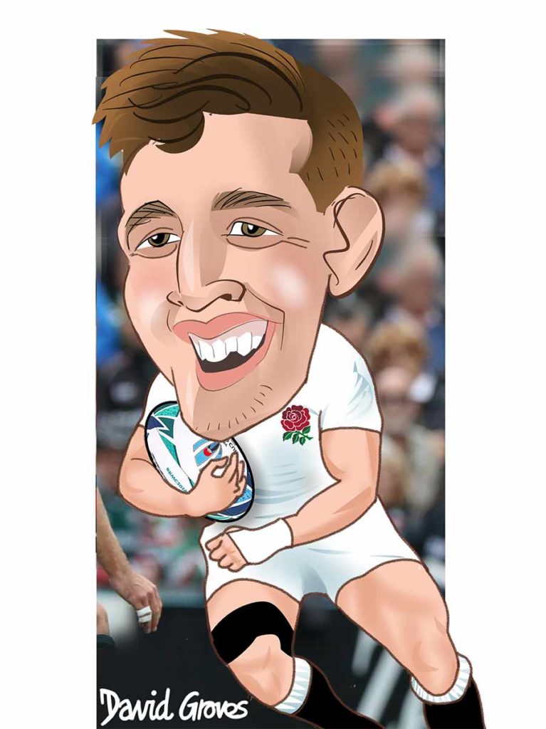 RWC 2019 England Team - GROVES CARICATURES