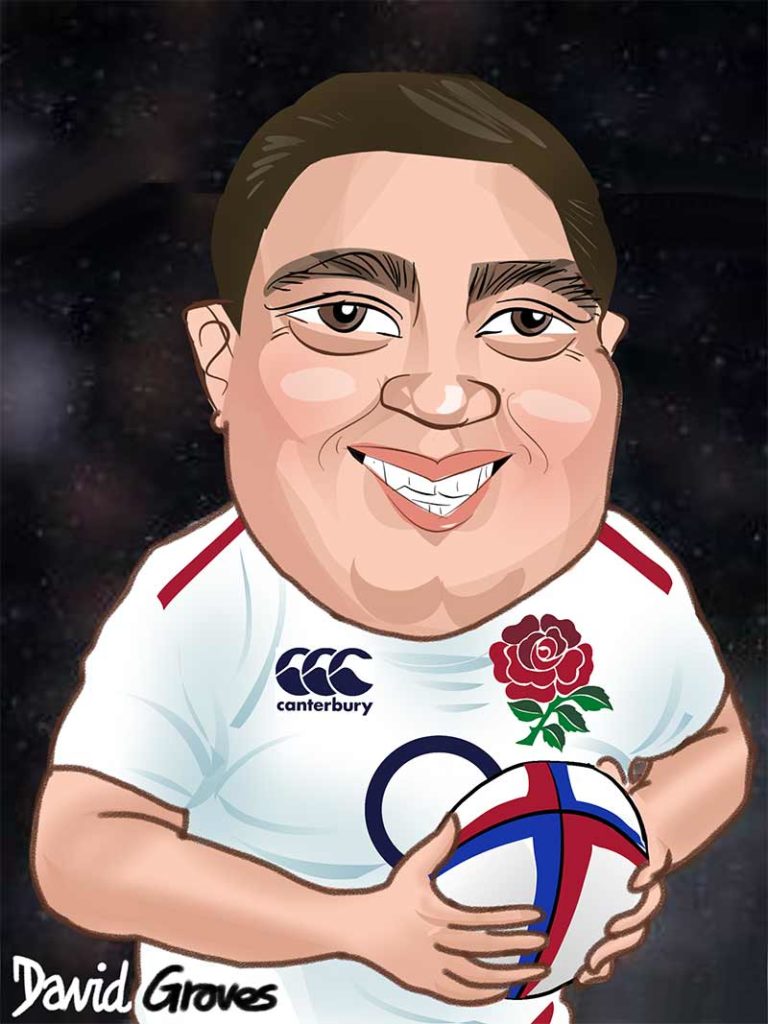 RWC 2019 England Team | GROVES CARICATURES