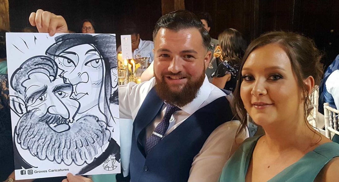 Party caricature Artist capturing your guests in just a few minutes