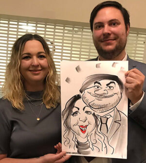 Party Caricature Artist capturing your guests in just a few minutes