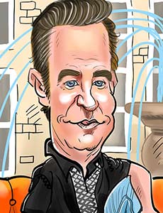 Matthew Perry - GROVES CARICATURES