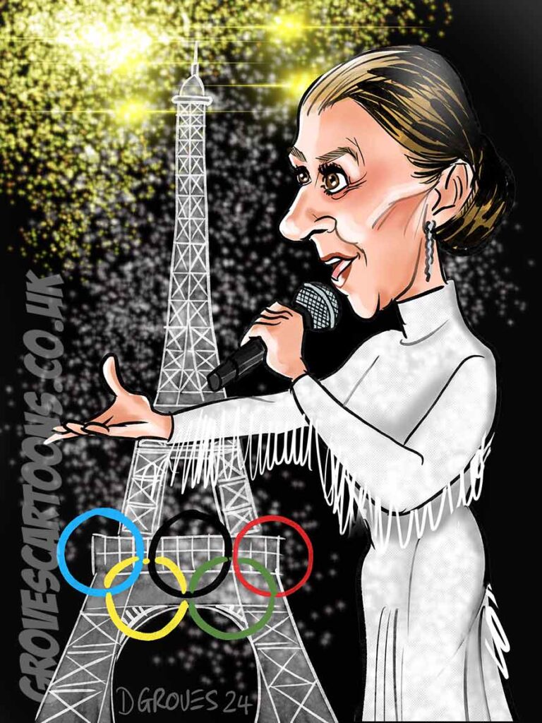 Celine Dion | GROVES CARICATURES