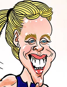 Keely Hodgkinson - GROVES CARICATURES